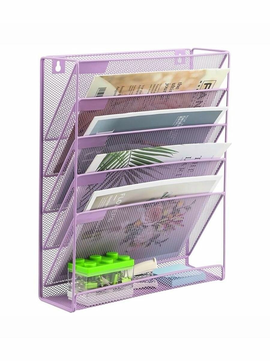 Лоток для бумаг металлический стойка для A4-размерных документов, многоуровневая организация для офиса