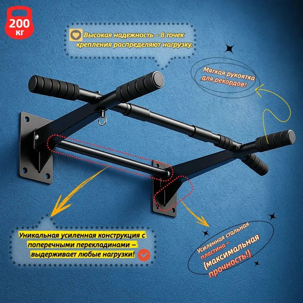 Турник, максимальный вес пользователя: 130 кг