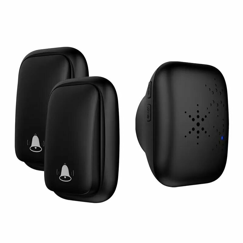 Беспроводной звонок Kinetic Hub, с динамиком, IP44, 80 дБ, черный