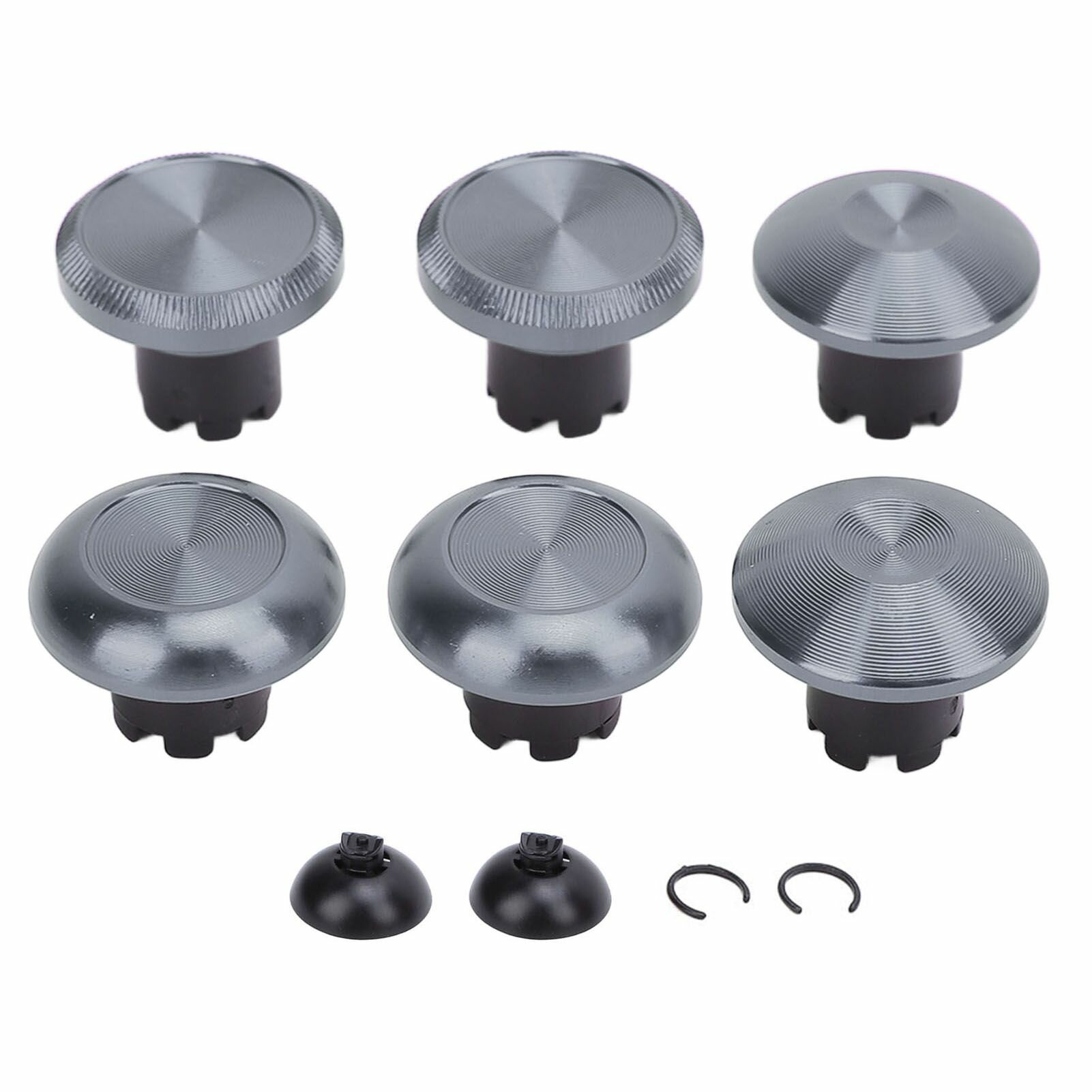 Металлические стики для контроллера Edge, аналоговый джойстик Plug and Play, серебристый, сменные стики для контроллеров Switch Pro, улучшенный захват