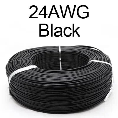 Экранированный сигнальный кабель UL2547 4 Cores, 24AWG Black, 1 Meters