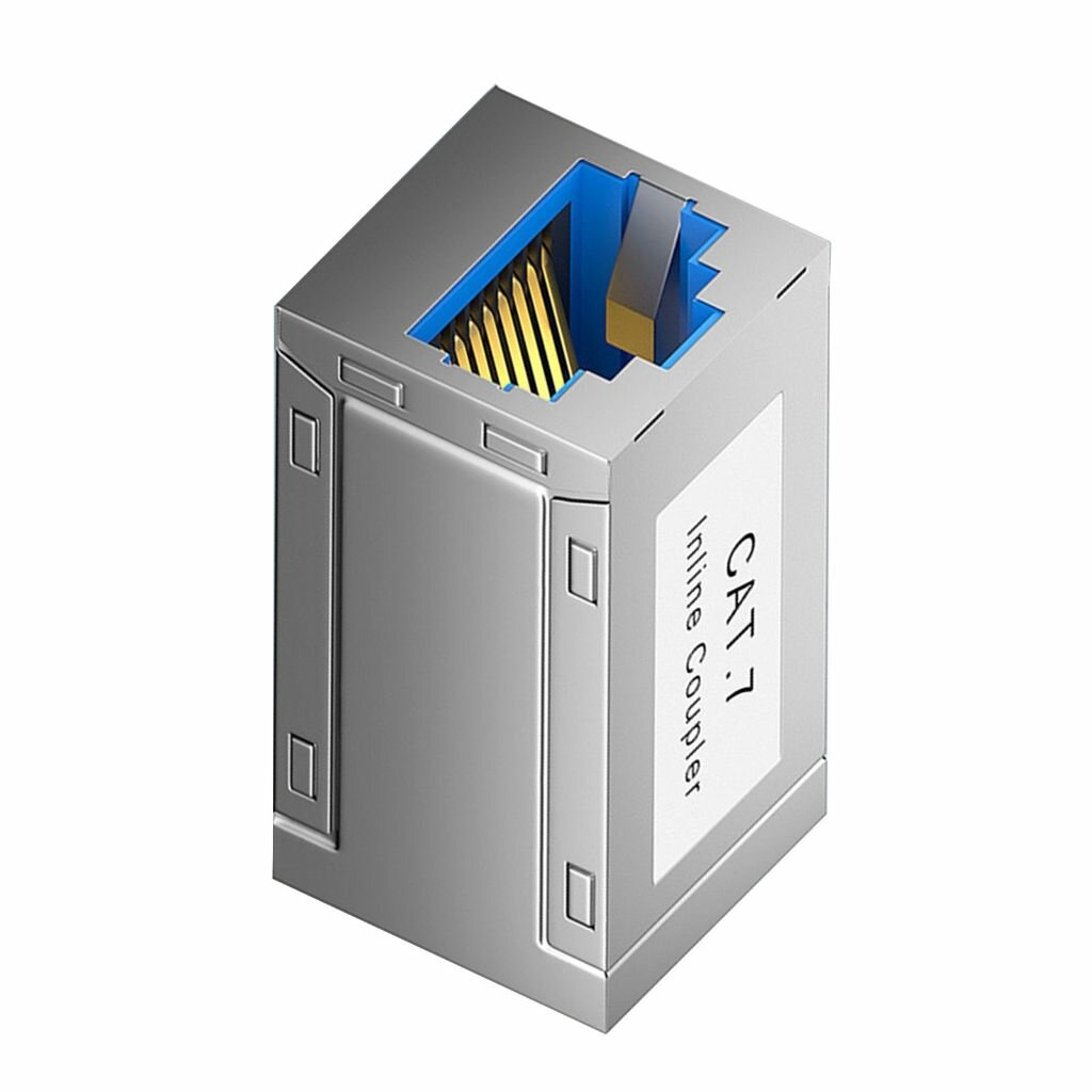Соединитель RJ45 Cat6A/Cat7 экранированный, - КАТ7