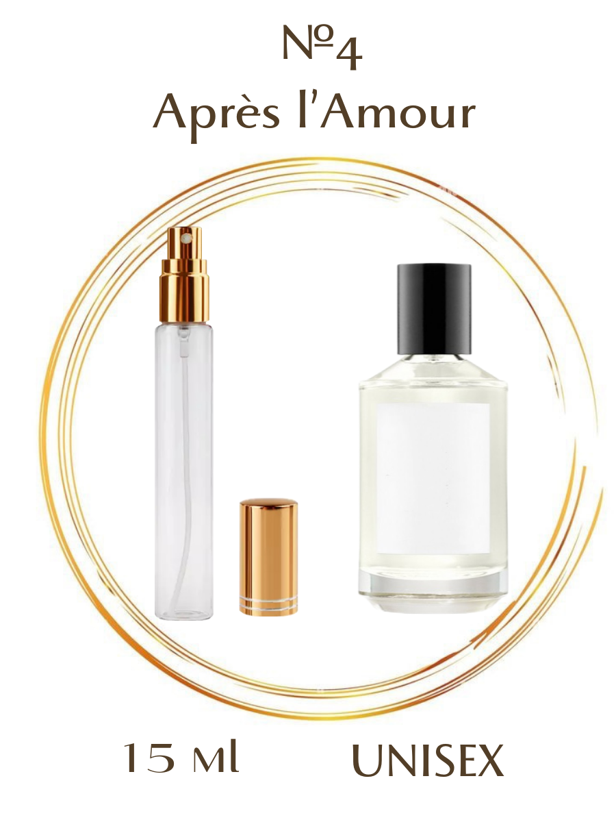 Духи парфюм T. K. No 4 Apres L'Amour спрей 15 мл унисекс, древесные, фужерные
