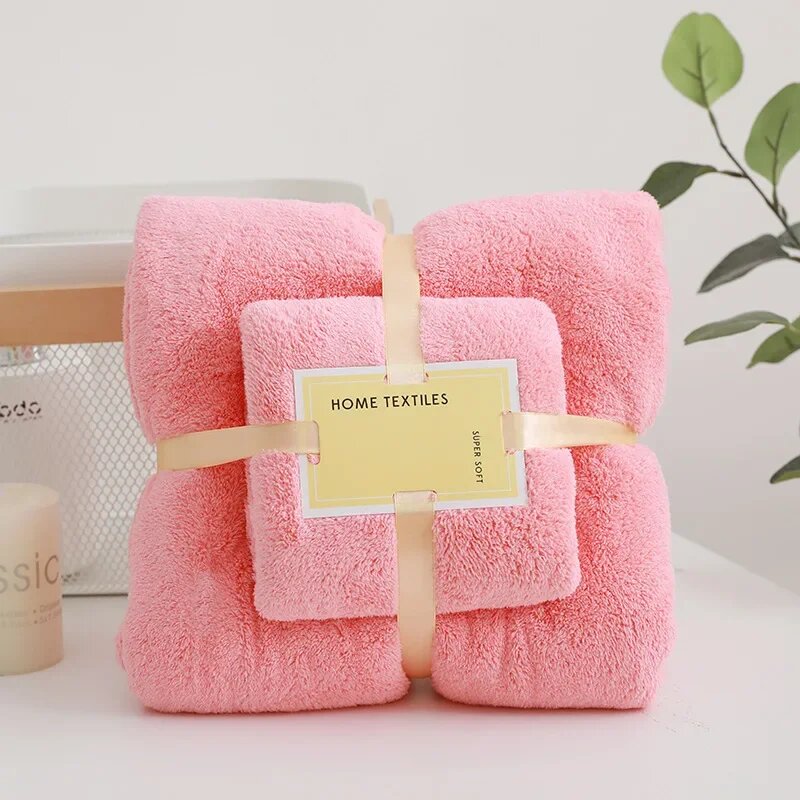 Розовый набор полотенец Coral Velvet 2 шт.
