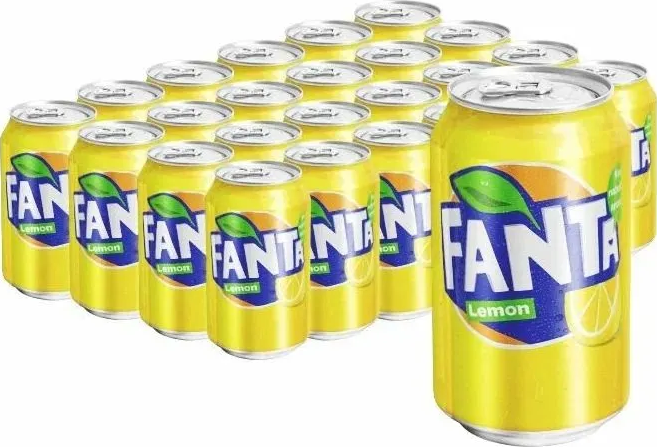 Fanta 0,33л.*24шт. Lemon Германия Fanta Лимонад Производство - Германия