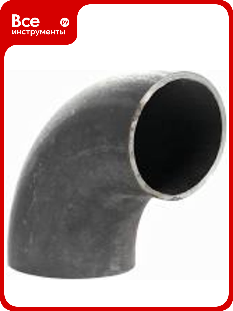 Стальной отвод металлсервис крутоизогнутый дн89x3 (ду80) безшовный под приварку гост 17375-2001 1211407