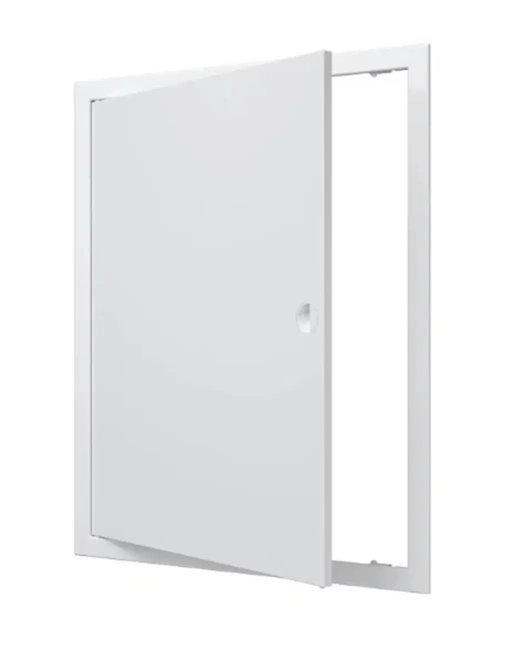 Люк-дверца ревизионная 400х600мм (418х618 с фланцем, 396х596 по посадке) с ручкой, АБС пластик