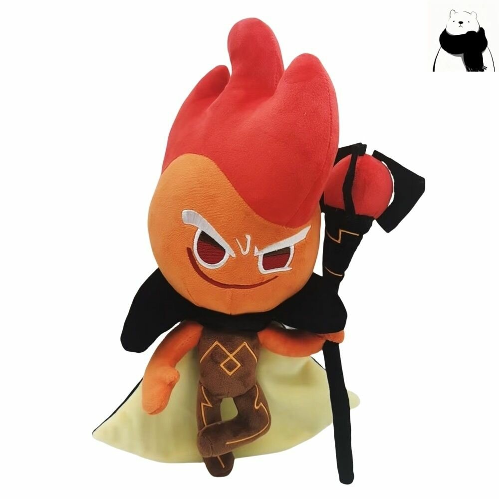 Плюшевая игрушка cookie run / fire spirit