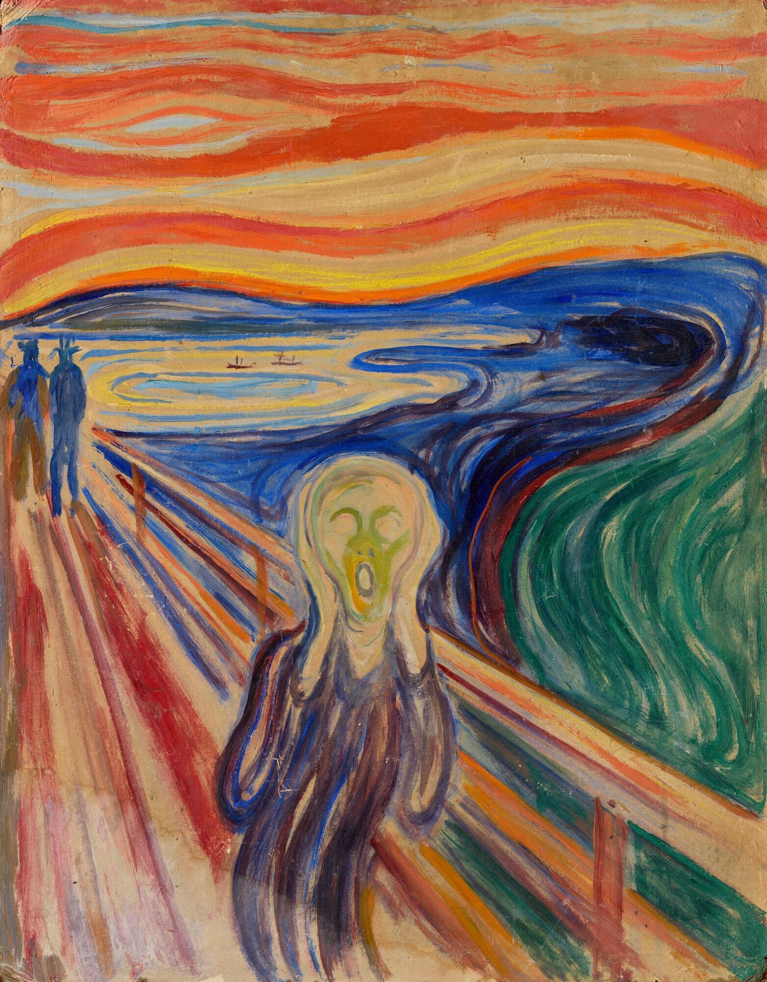 Картина Эдварда Мунка Крик 62х80 см