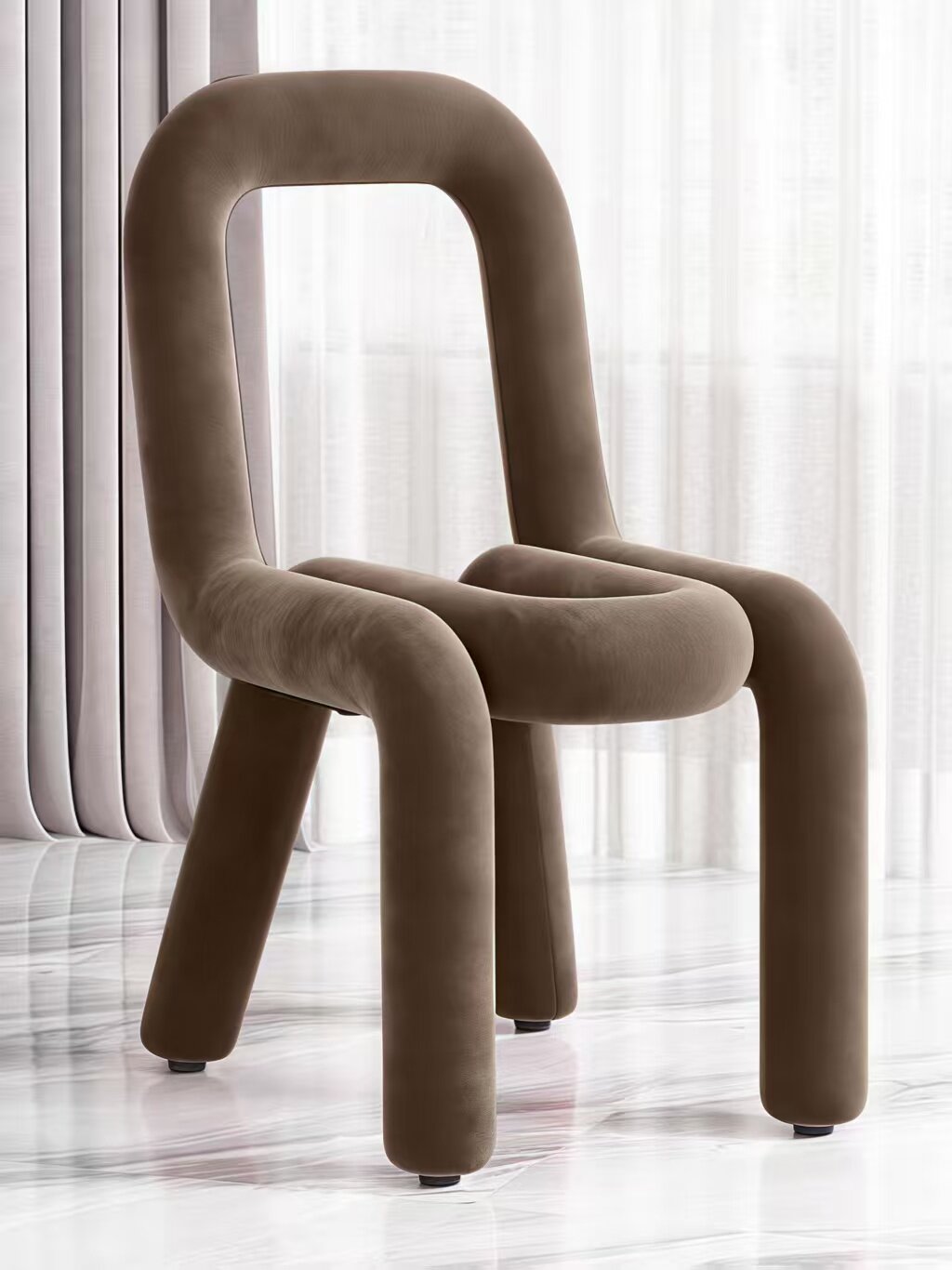 Стул Nordic Ins для спальни, Elbow Creative Simple, дизайнерский обеденный особой формы