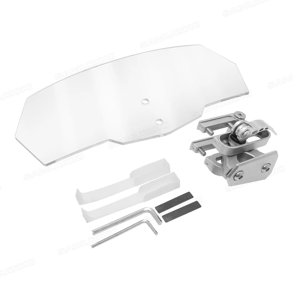 Ветровой дефлектор мотоцикла, лобовое стекло для Triumph TIGER 1200 900 800 1200XR 1200XRX 1200XRT 1200XCX 900GT 800XR 800XRT, Белый