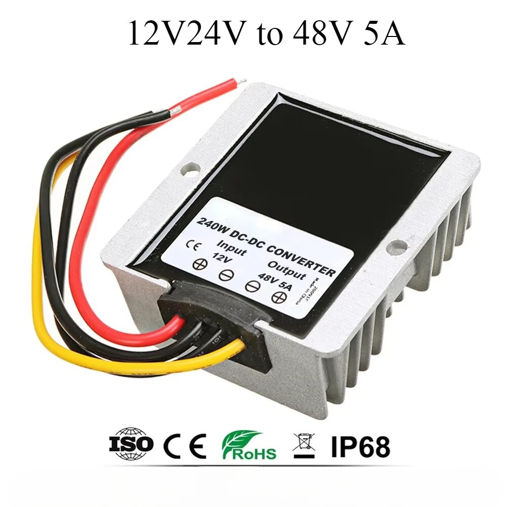 WAOHEI 12В до 48В Преобразователь постоянного тока для электромобилей