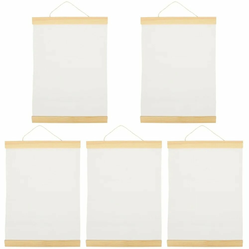 Комплект из 5 полотен для масляной живописи с хлопковым покрытием для рисования