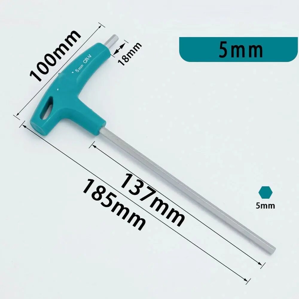 DAYFULI Hex Key Wrench 2 мм зеленый 1Pc-5mm