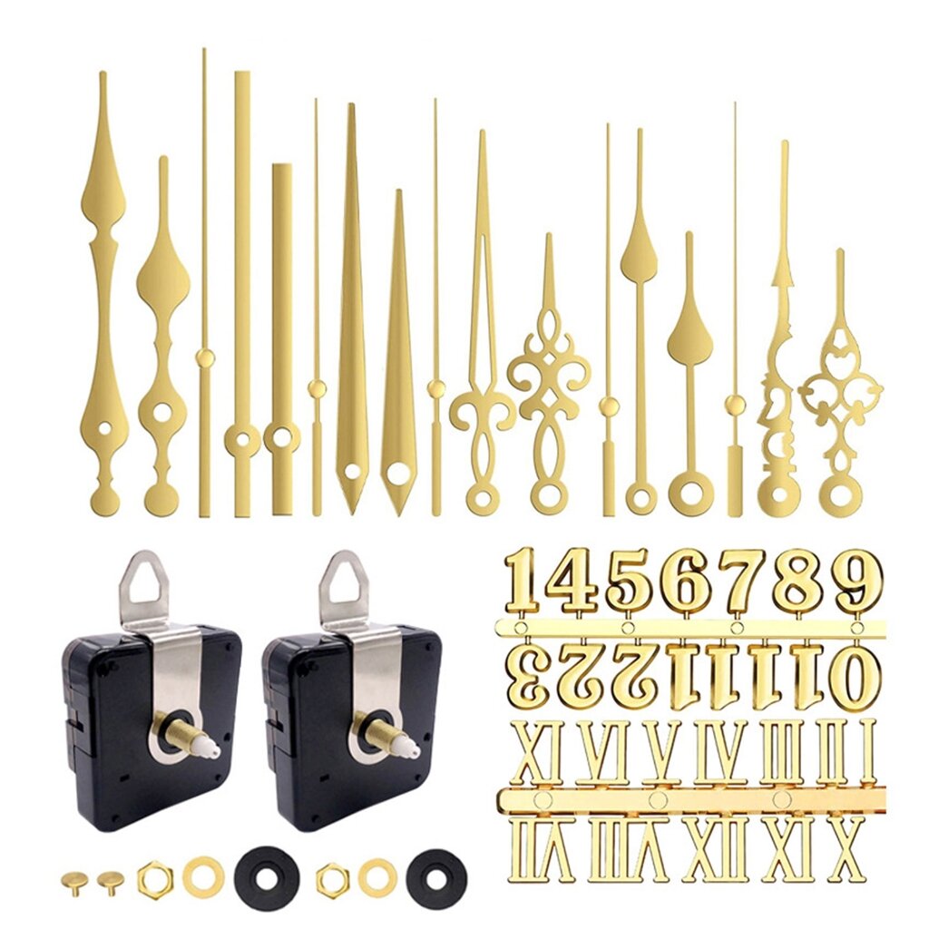 Механизм Настенных Часов DIY Установите Часовой Механизм для Настраиваемых Настенных Часов Запчасти Для Ремонта Часов Аксессуары Для Замены Часов