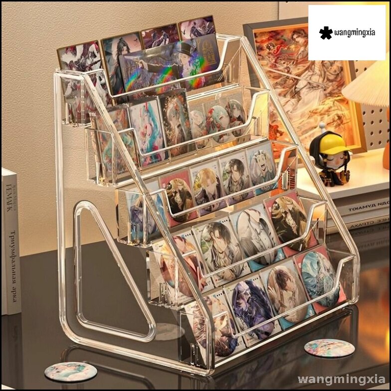 Эксклюзивный выставочный стенд для стола, 5 полок из белого ABSпластика