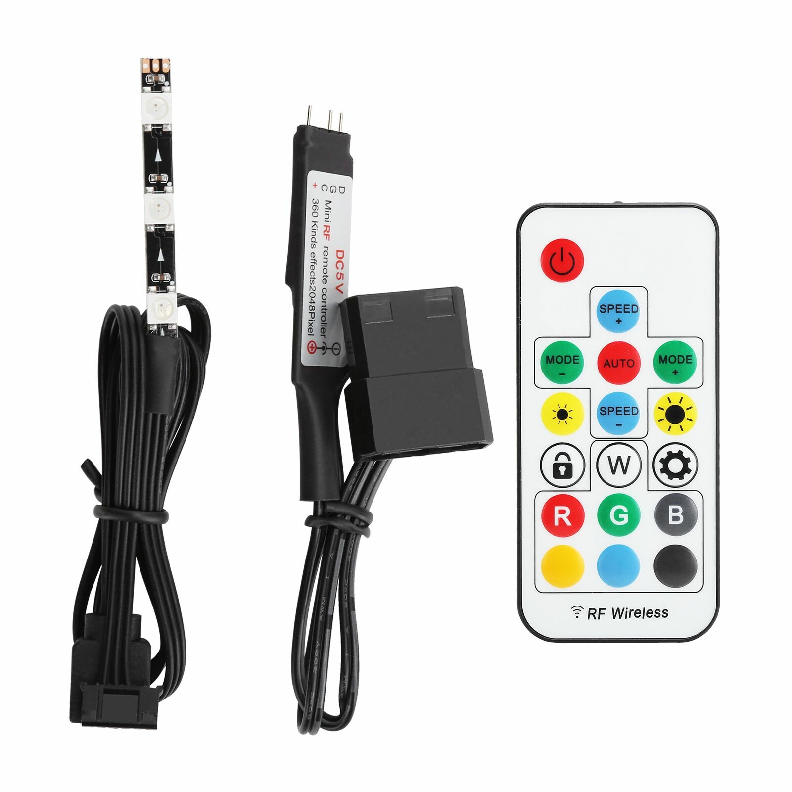 Контроллер RGB для СВО с пультом ДУ 5V