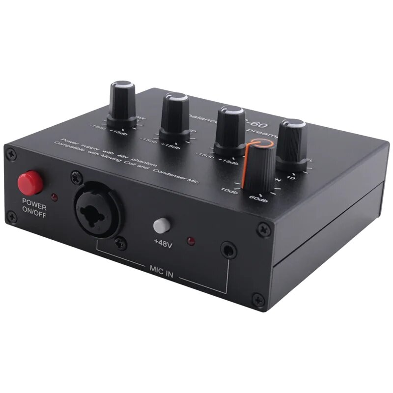 GW-MIC-60 3-полосный эквалайзер для микрофона