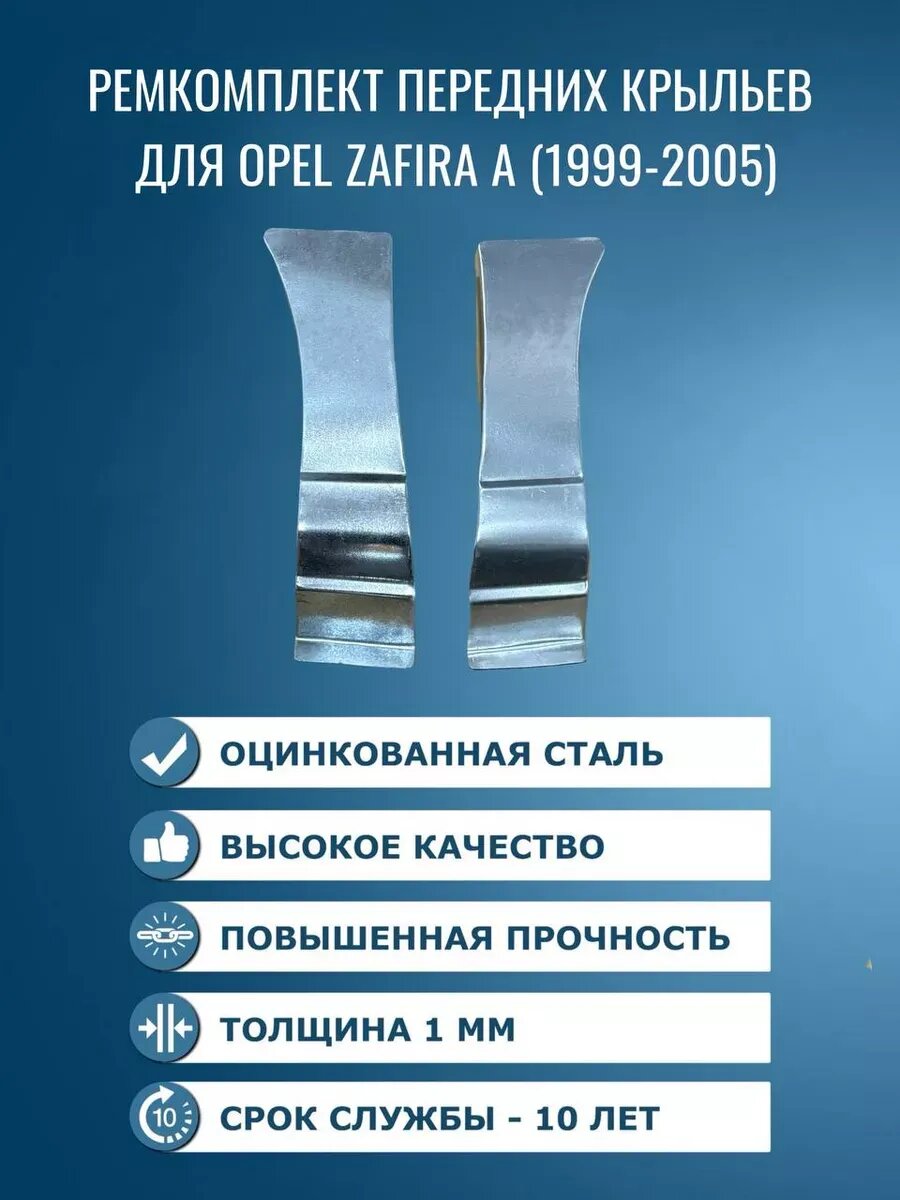 Ремкомплект передних крыльев Опель Зафира А