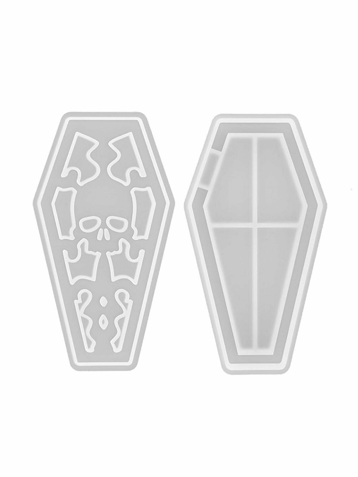 Форма для ящика для хранения Силиконовые формы для гробов Украшения для Хэллоуина Для создания уникальных поделок из эпоксидной смолы и праздничных украшений