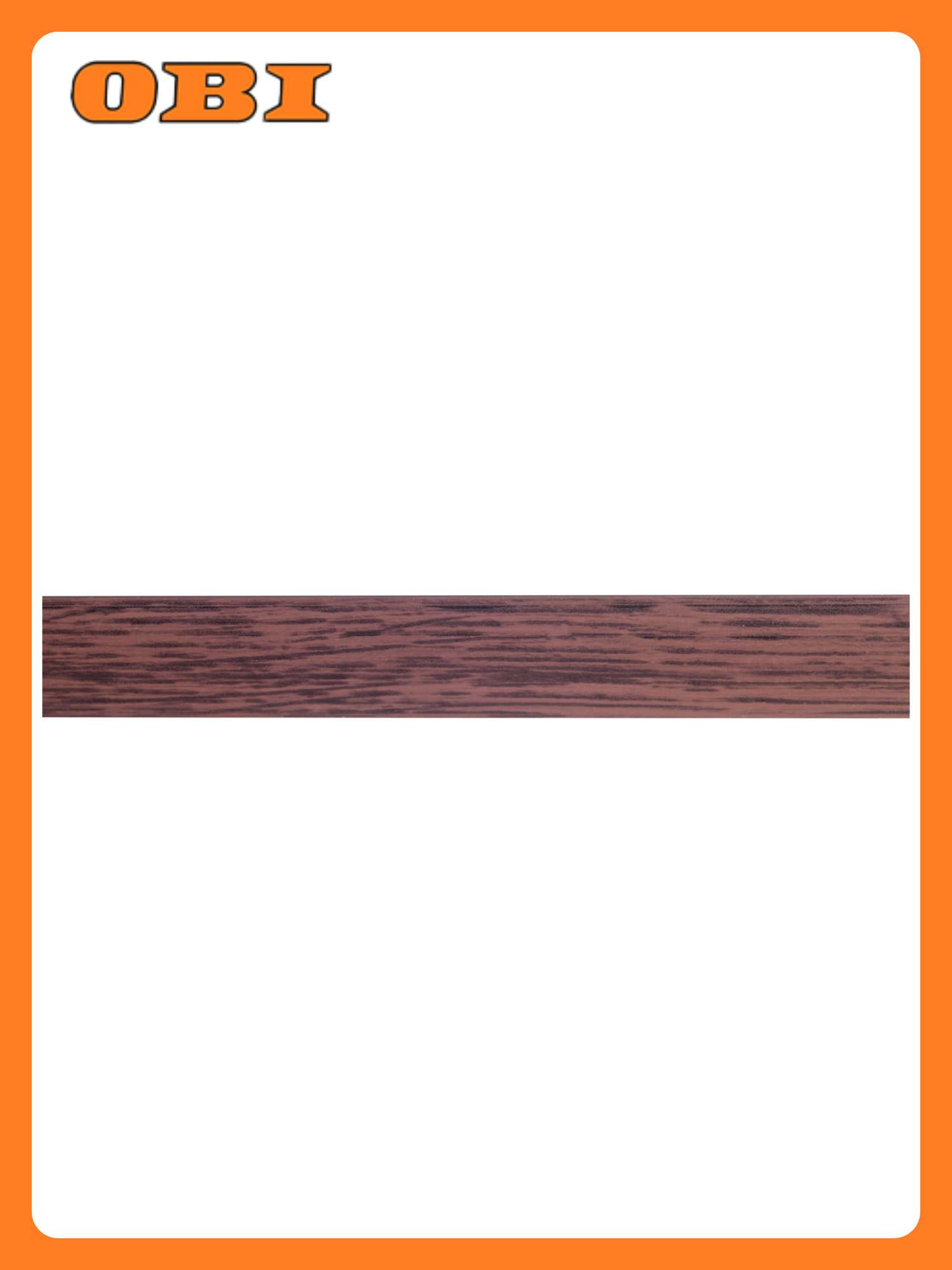 Уголок отделочный венге 2700х20х1 мм