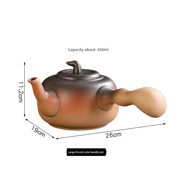 Чайник для заваривания чая в японском стиле, работающий на дровах, керамический чайник, специальный чайник для