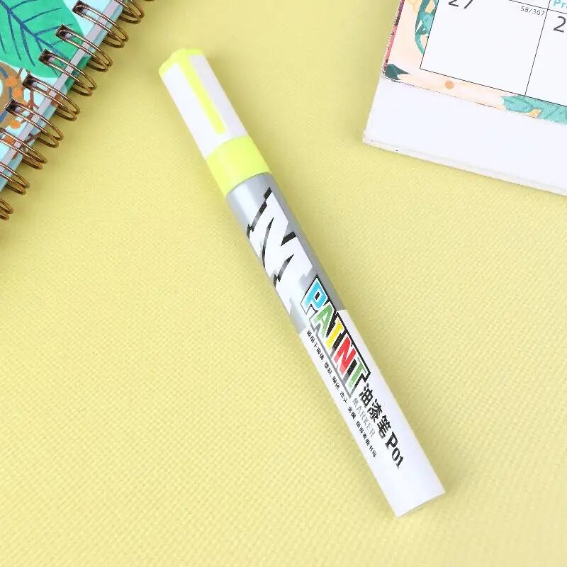 Водонепроницаемый маркер для ретуши шин Yellow