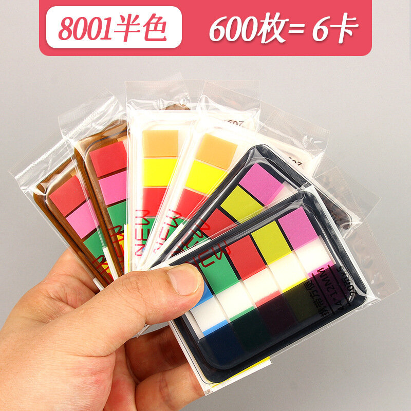 Индексные вкладки, наклейки, классификационные индикаторы, закладки, стикеры, записываемые маркеры для студентов, цветная флуоресцентная пленка, водонепроницаемые