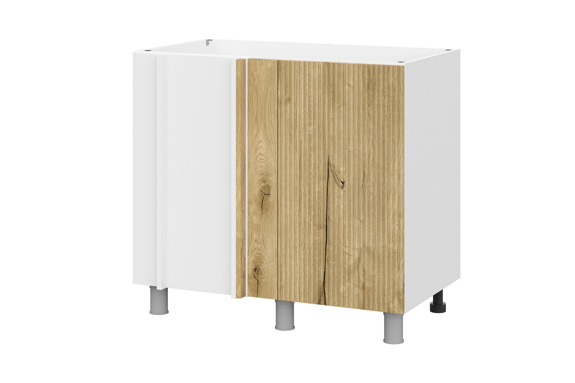 Ритея С1000у шкаф нижний угловой Сердце дуба