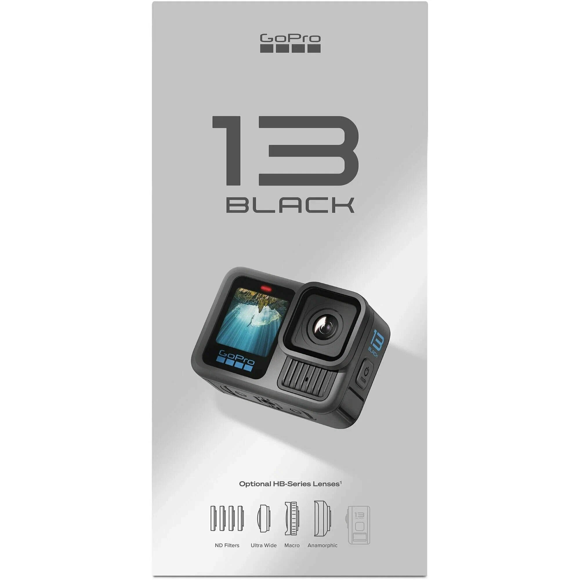 Экшн-камера GoPro HERO13, 5K, 2.5 ч, Wi-Fi, Bluetooth, Black
