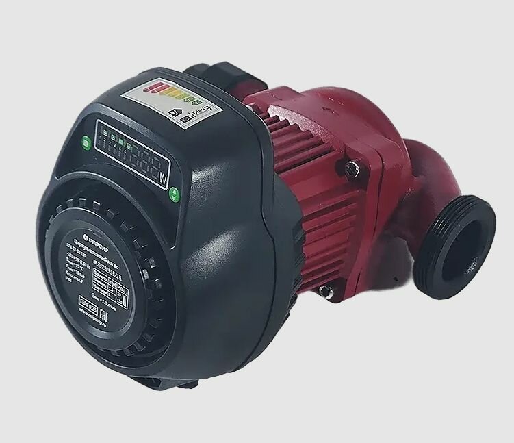 Циркуляционный насос LPA 32-80 180 мм, 130 Вт, 8 м, 10.2 м3/час, 220В, энергоэффективный, с частотником, Unipump 37208