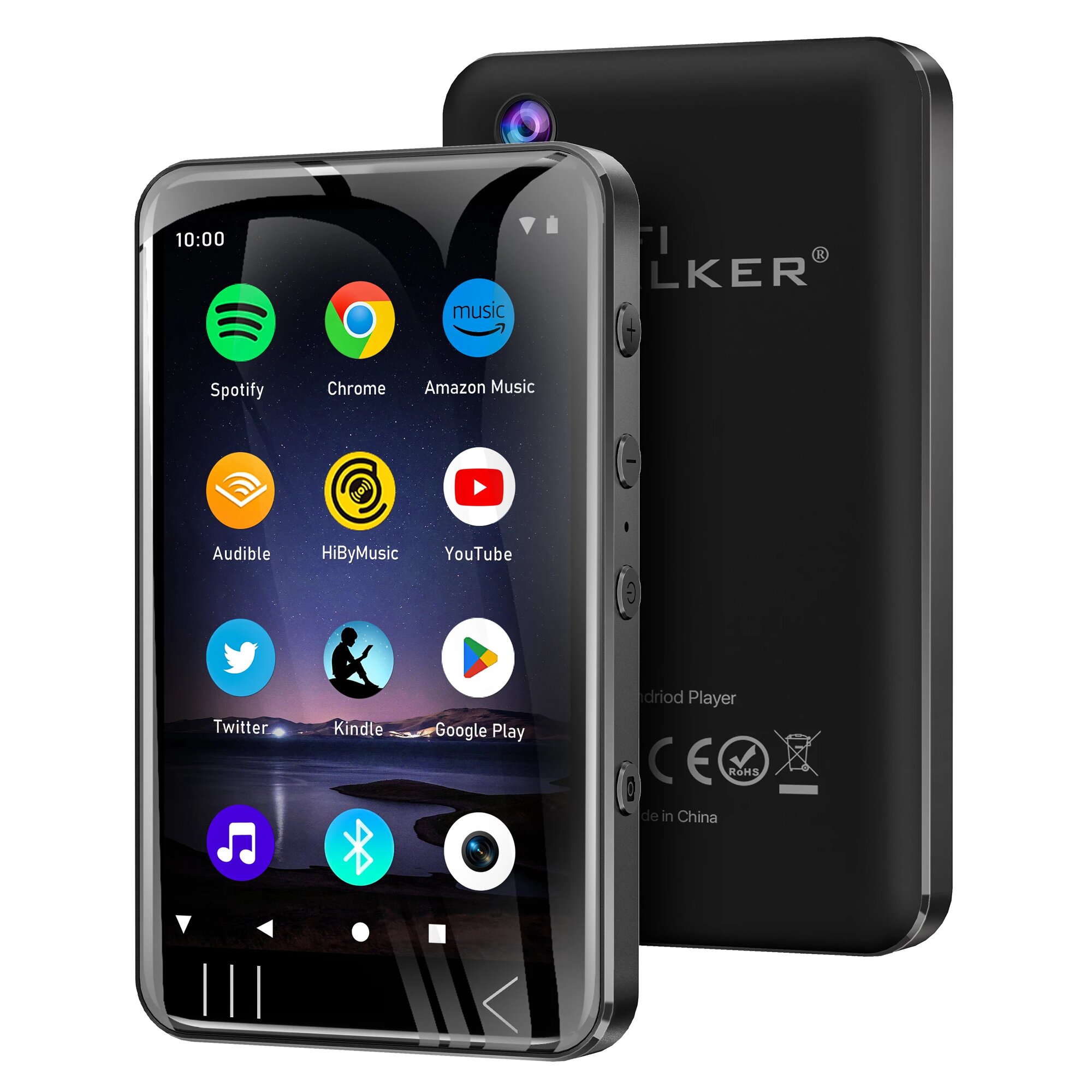 MP3-плеер HIFI WALKER G7 80 ГБ для детей Black-64GB