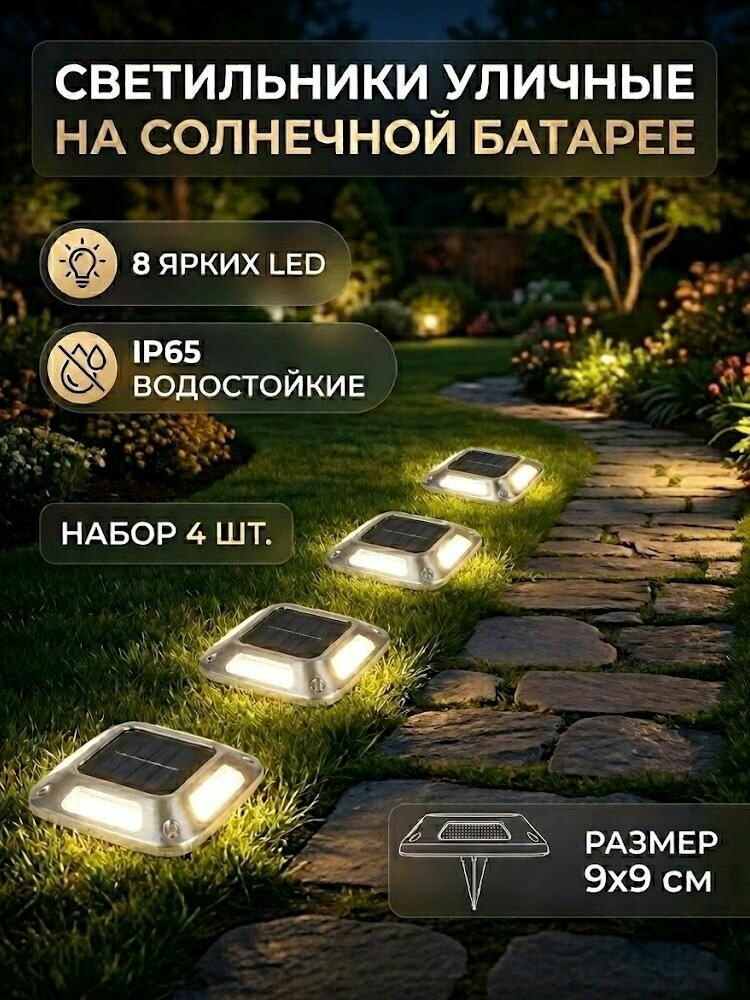 Наземные светильники для газона
