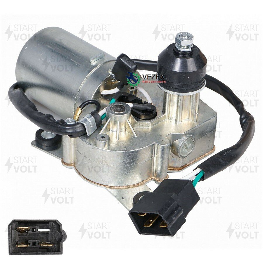 STARTVOLT VWB0108 Моторедуктор стеклооч. задний для а/м Лада 2108/2109/2113/2114/2121 (VWB 0108)