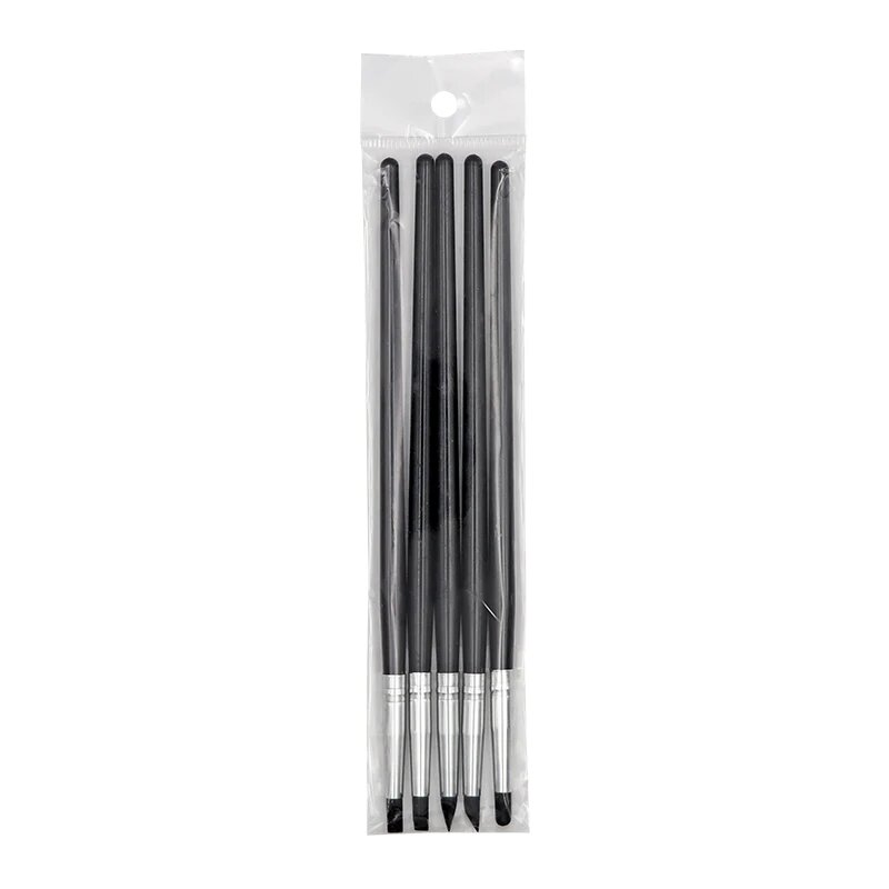 Набор кистей SonrisaDent для моделирования зубов из композита 5 шт. Black 5pcs