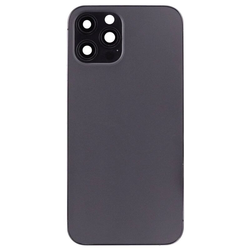 Корпус для Apple iPhone 12 Pro Max (серый) (в сборе) (ORIG100) (Снятый) (возможен дефект ЛКП)