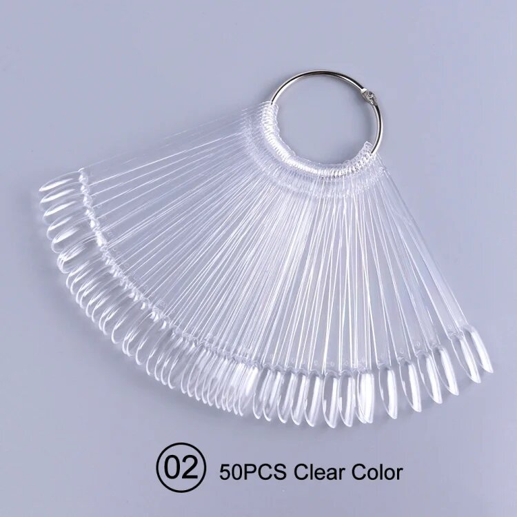 32/50/160 советы, прозрачные образцы ногтей, цветовая карта, дисплей, шаблон гель-лака, подставка для образцов ногтей, акриловая палитра NFA23-1