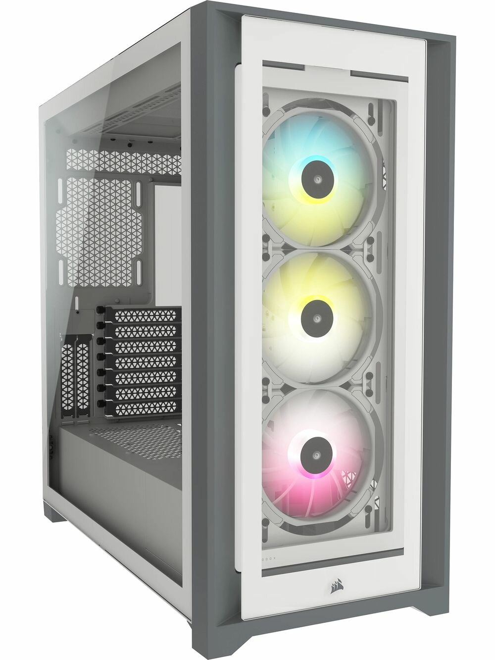Корпус для ПК без БП CORSAIR iCUE 5000X RGB White (CC-9011213-WW)