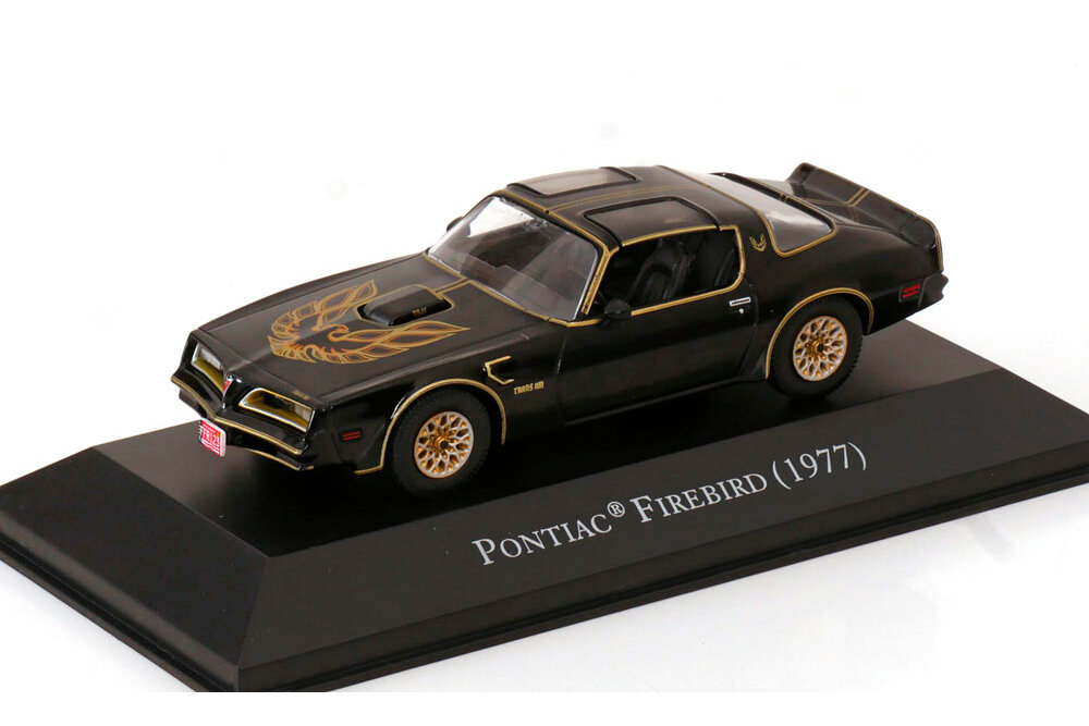Модель коллекционная ALTAYA Pontiac firebird 1977 black/golden scale 1:43