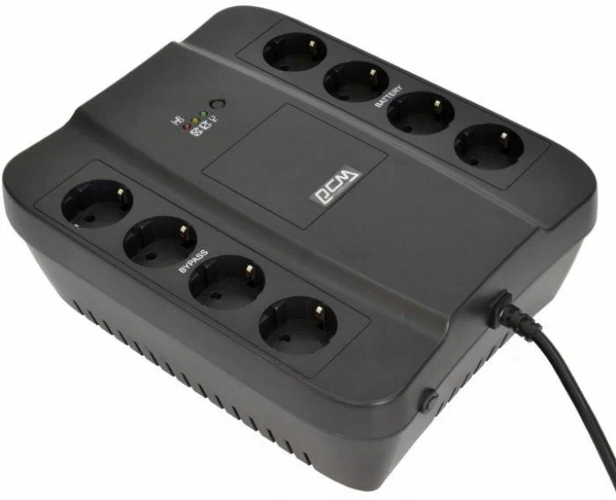 ИБП Источник бесперебойного питания Powercom SPD-650N, резервный, 650 ВА, 390 Вт, 8 х CEE 7 (евророзетка)