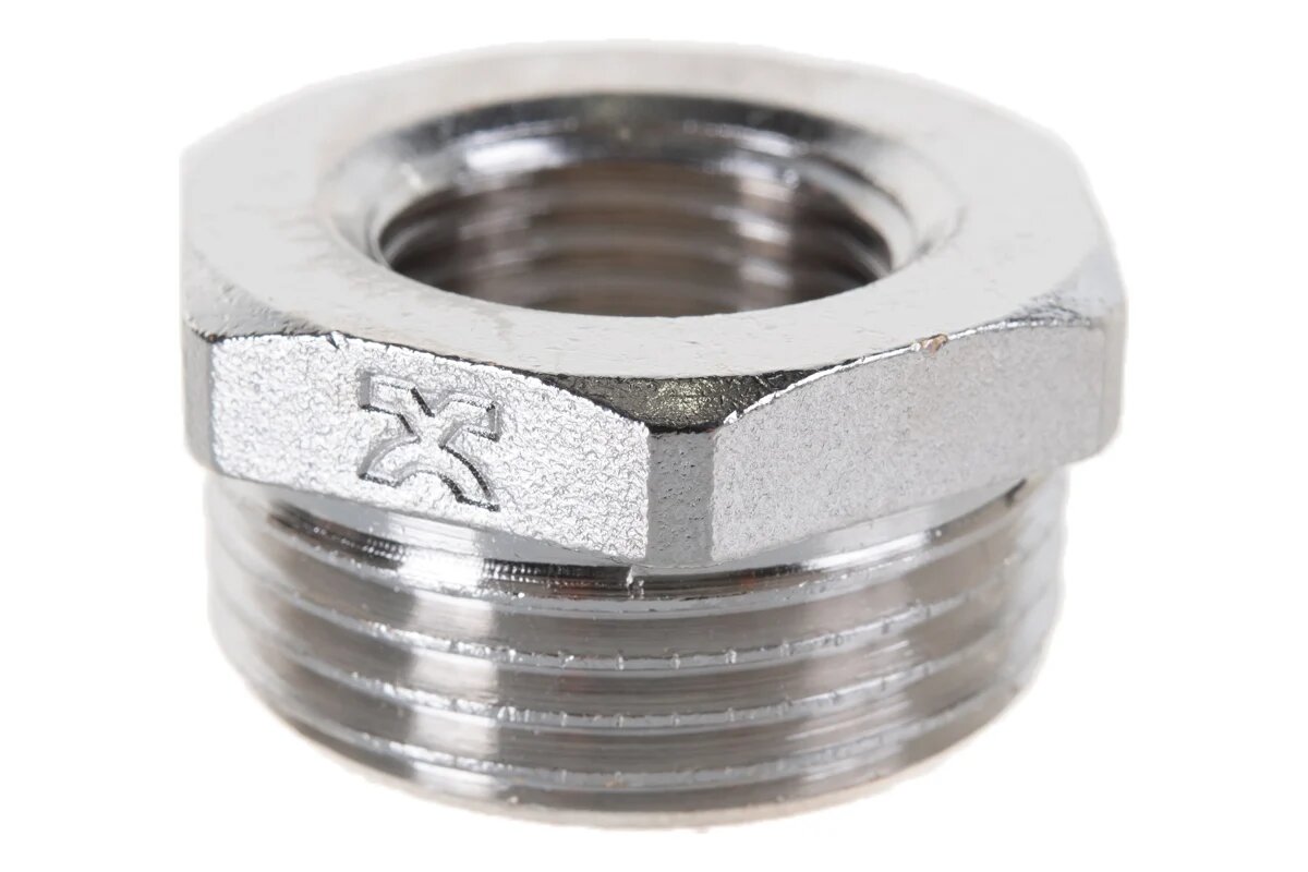 Футорка 1"х1/2", наружная-внутренняя, никелированная, IVANCI | IVC.104581. N.05