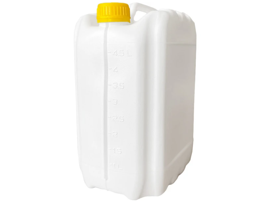 Канистра п/э 196х145х260 5л. штабелируемая, со шкалой уровня, с пробкой цв. неокрашенный