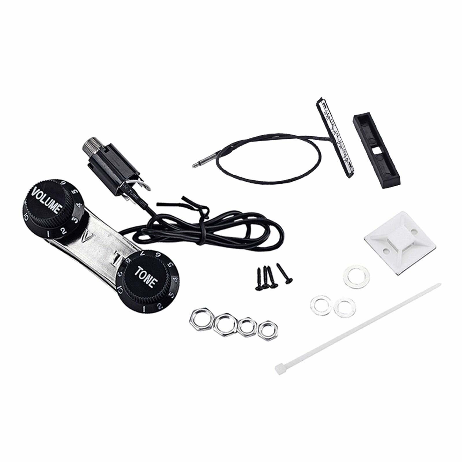Электрическая скрипка, гитарный мостовой усилитель, бесшумный DIY эквалайзер, предусилитель, акустический для сборки проекта, набор пьезо-звукоснимателей