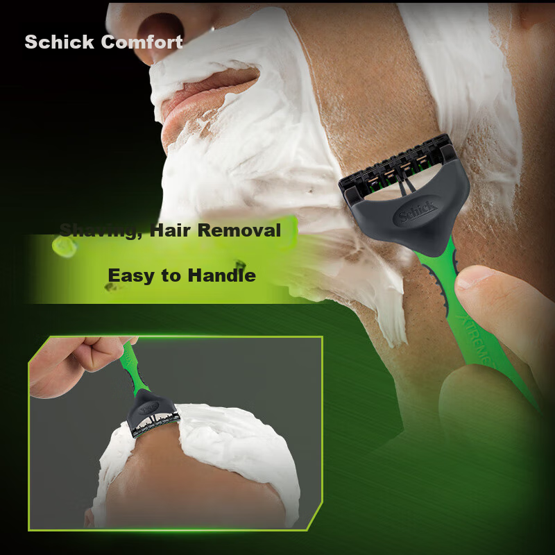 Schick Xtreme3 Disposable Razor (2-Pack) Lightweight and Portable