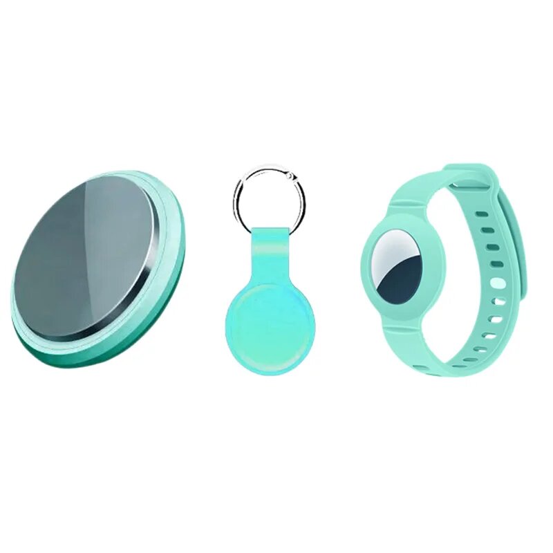 Мини GPS-трекер, умное устройство против потери, напоминание для автомобиля, домашних Blue A Set