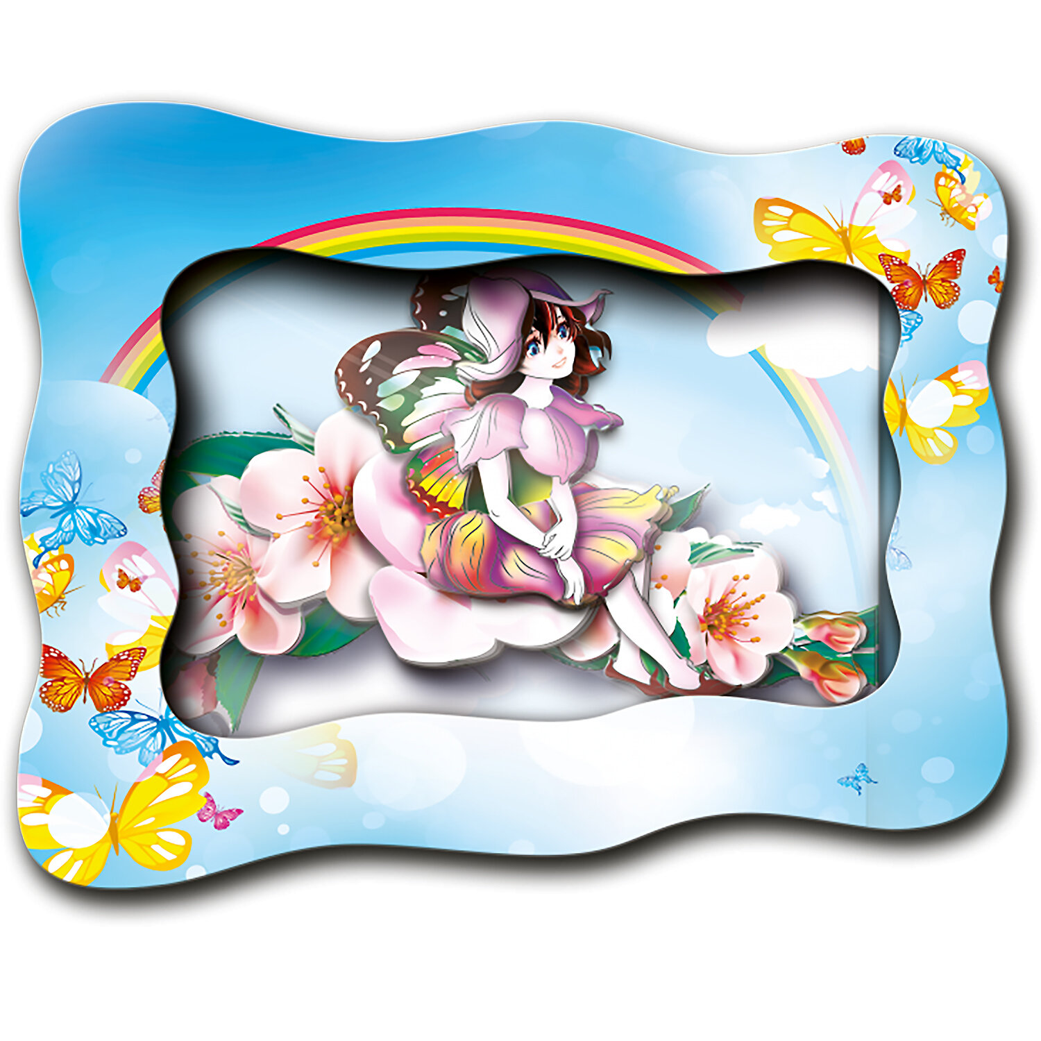 Объемная картина VIZZLE Фея Радуга