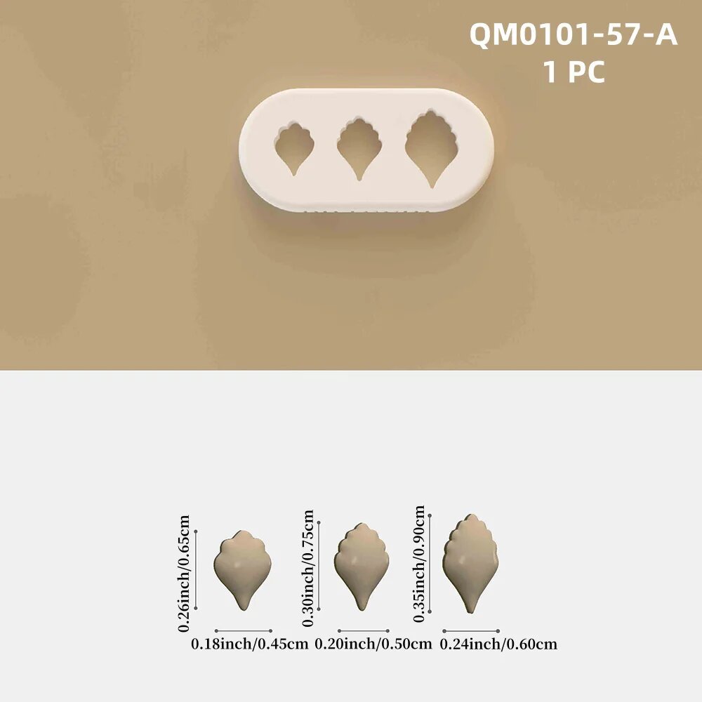 1 шт, мини-цветок, гортензия, лепестки хризантемы, форма для полимерной глины для DIY, 3D мягкие керамические глиняные серьги, инструменты для резки ювелирных изделий