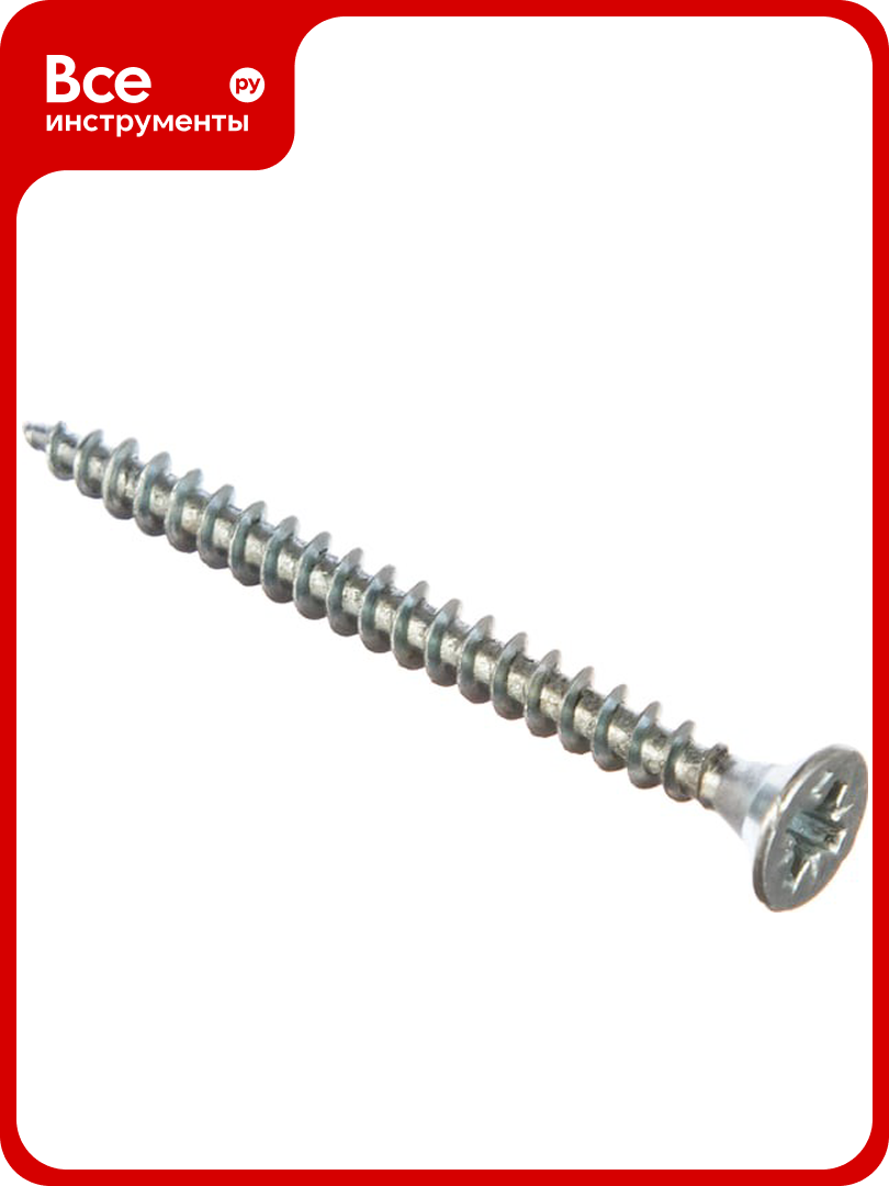 Универсальный саморез Tech-Krep 45х4,0 мм 200 шт оцинкованный, коробка с окном 102183, бетона, черный