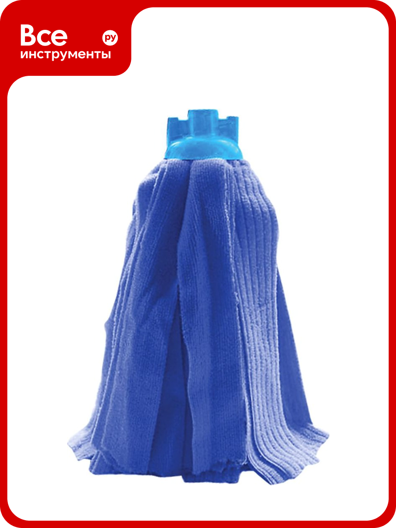 Насадка МОП LAIMA ленточная для швабры, крепление еврорезьба, микрофибра, длина 30 см, 170 г, 605031, 2500 мл