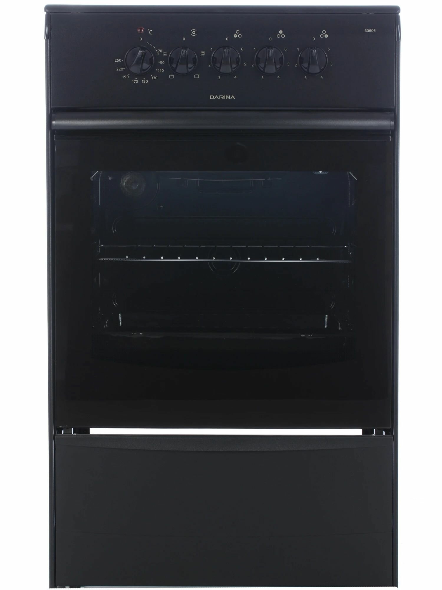 Электрическая плита DARINA 33 606, стеклокерамическая поверхность, 6600Вт, 3 конфорки